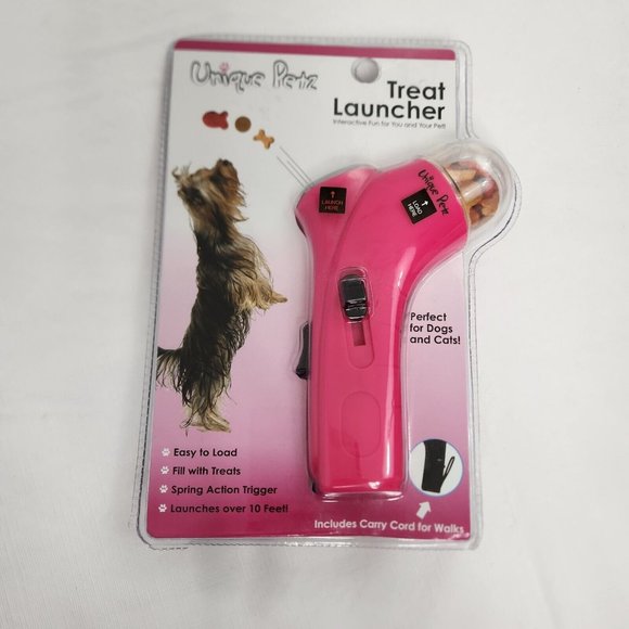 Dog | Pet Treat Launcher Pink Trainer Toy Spring Action | Poshmark